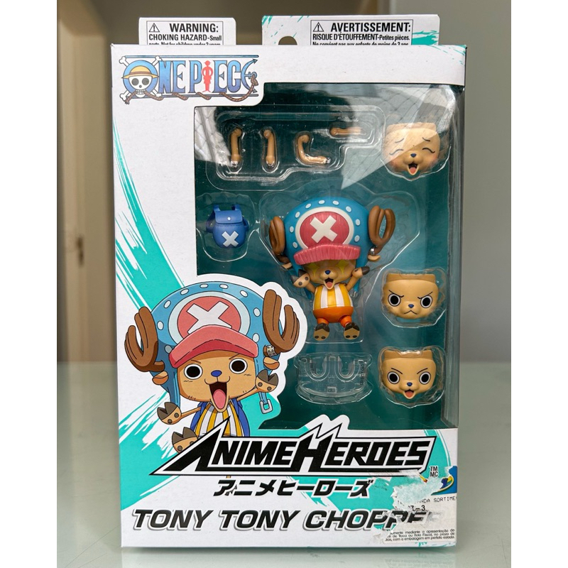 ACTION FIGURE CHOPPER ORIGINAL BANDAI ANIME HEROES ONE PIECE BONECO ...