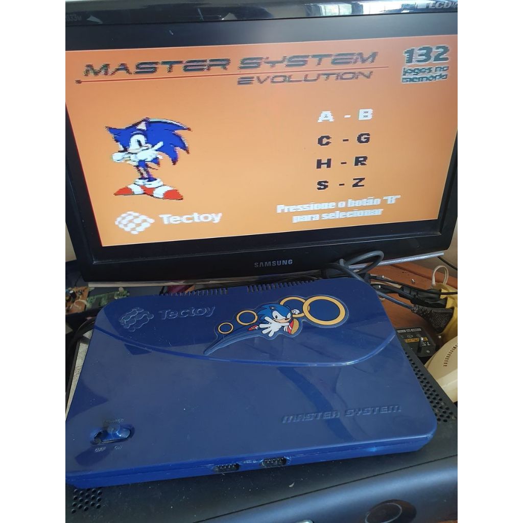 Master System Evolution Somente O Console Funcionando 100% A7 | Shopee ...