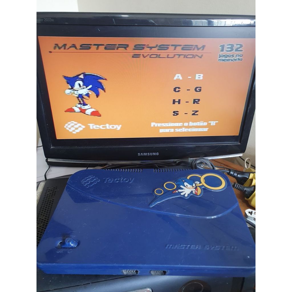 Master System Evolution Somente O Console Funcionando 100% A5 | Shopee ...