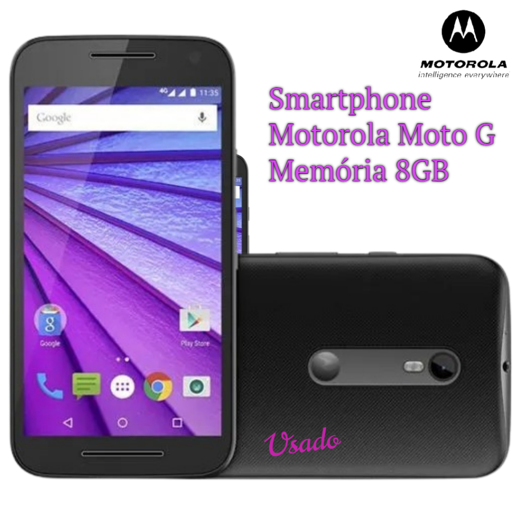 CELULAR SMARTPHONE MOTOROLA Moto G3 Geração 3ª Modelo: XT1543 Memoria ...