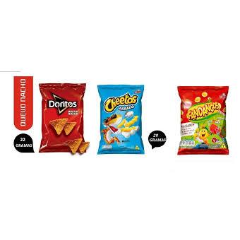 KIT 10X SALGADINHOS ELMA CHIPS - FANDANGOS 22G, CHEETOS 20G E DORITOS 22G | Shopee Brasil