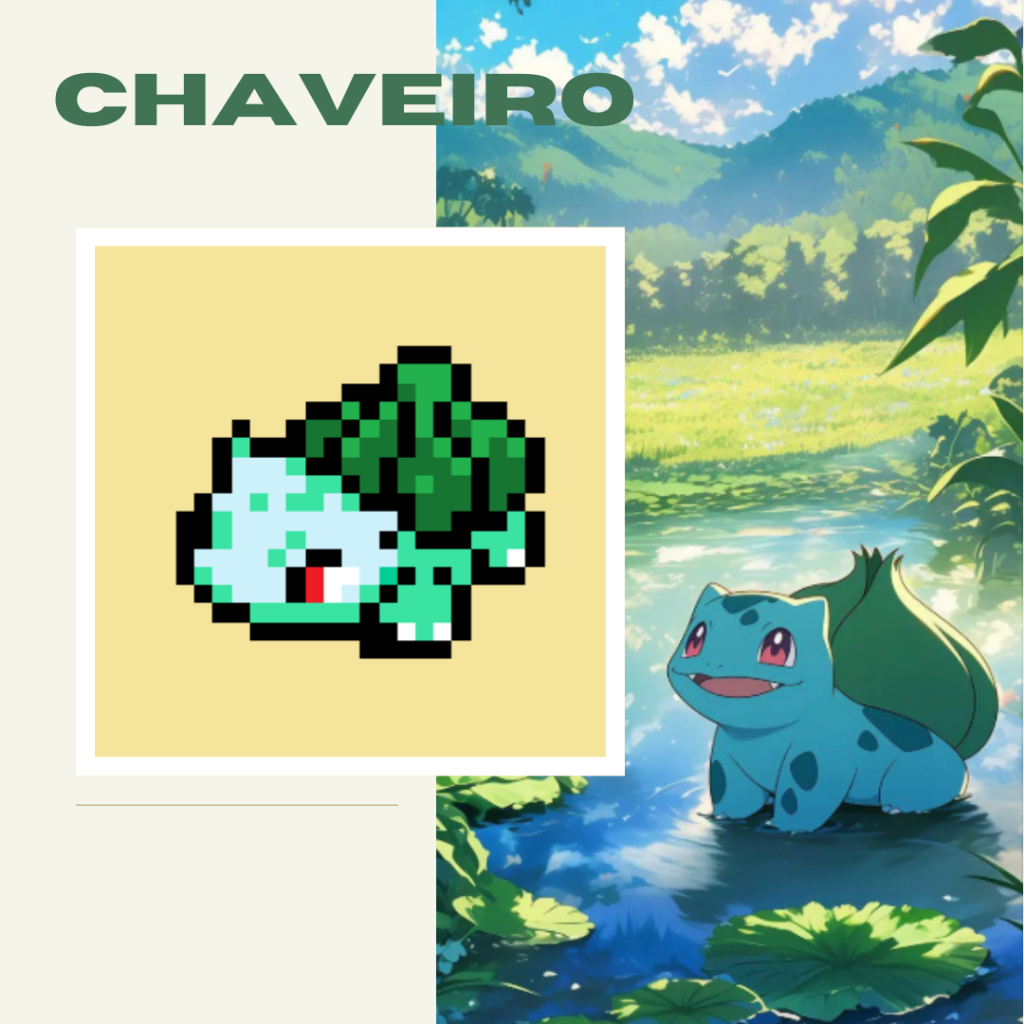 Chaveiro Bulbasaur Pokemon Hama Perler Beads | Ivysaur Venusaur ...