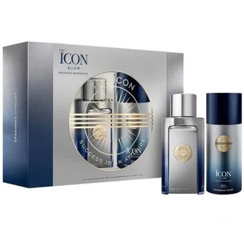 Kit The Icon Elixir For Men ( Perfume Eau de Parfum 100ml + Desodorante ...