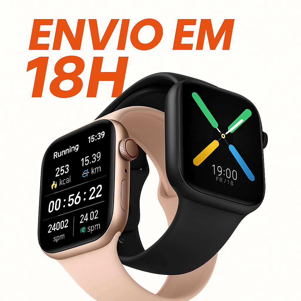 Smartwatch G66L 2025 GPS Inteligente 1.7 Full Tela Monitoramento de ...