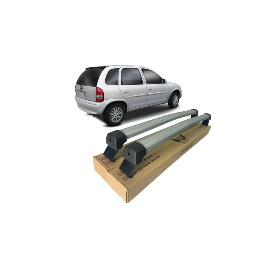 Rack Corsa 1998 1999 2000 2001 2002 Com 4 Portas Bagageiro Alumínio ...
