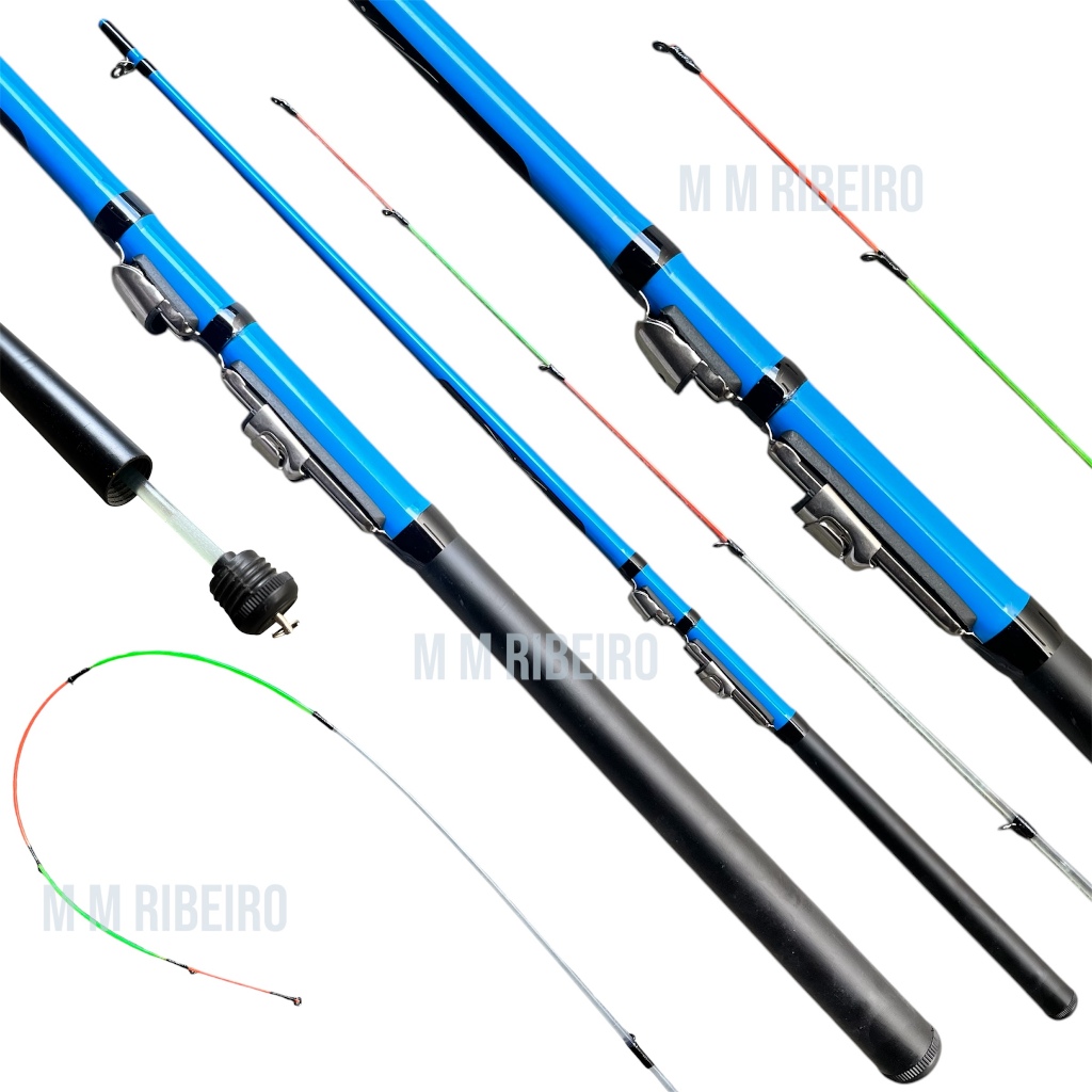 Vara de Pesca Vara Ultra light 2 Partes CMIK Tilápia Piapara Piau etc ...