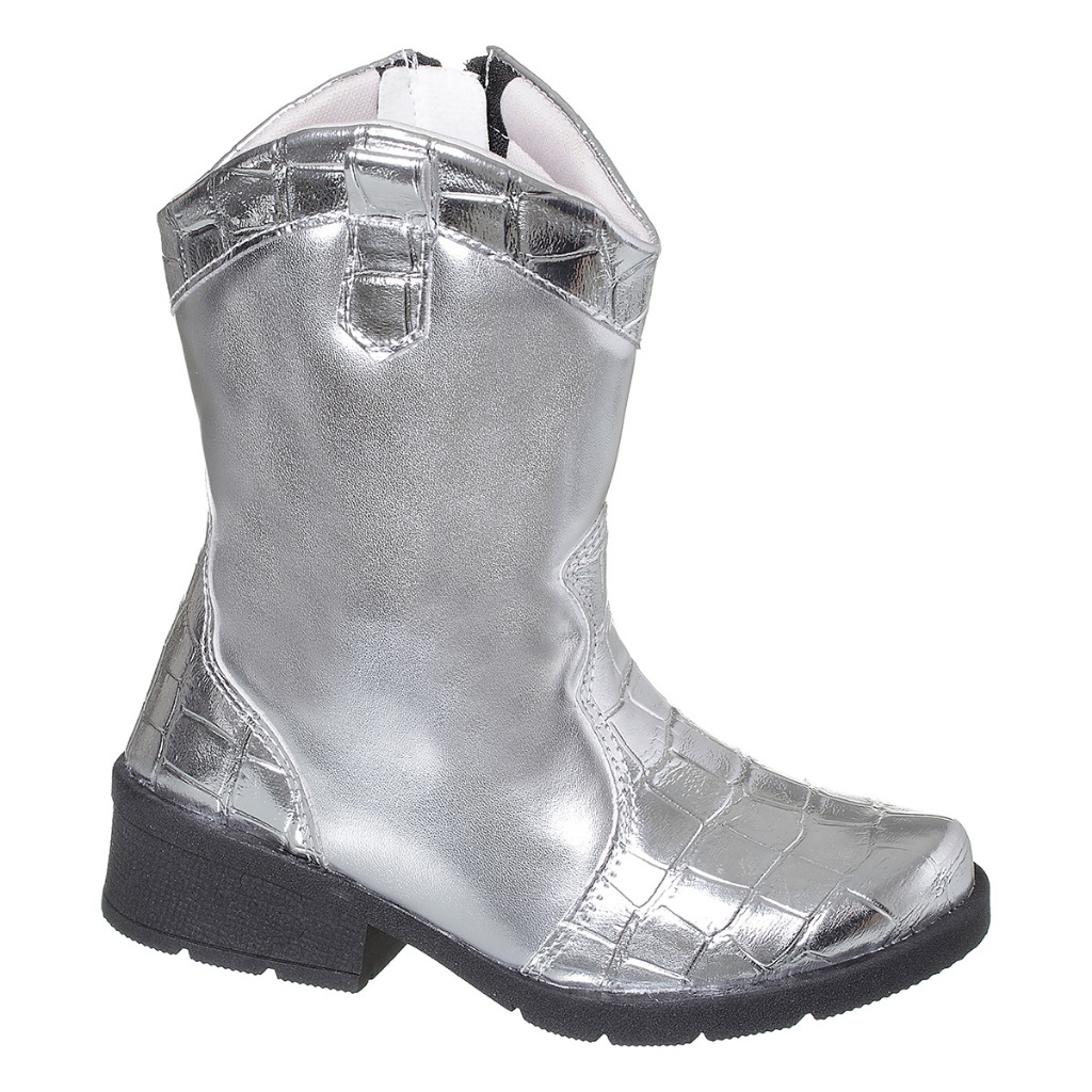 Bota Texana Menina Feminina Infantil Saltinho Cano Longo Country ...