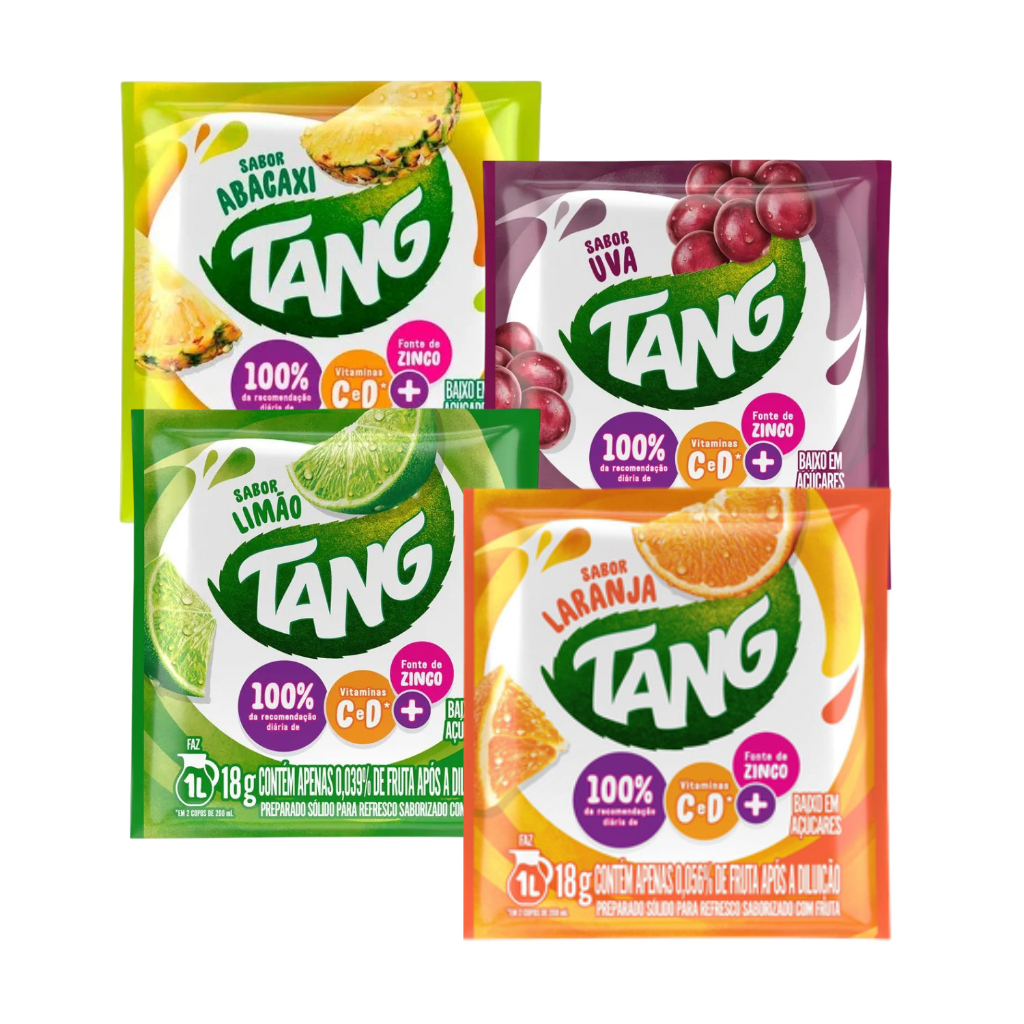 Suco Tang Em Pó 18g Pack C/2 Unidades - Escolha o sabor | Shopee Brasil