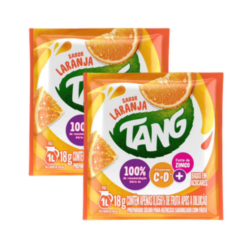 Suco Tang Em Pó 18g Pack C/2 Unidades - Escolha o sabor | Shopee Brasil