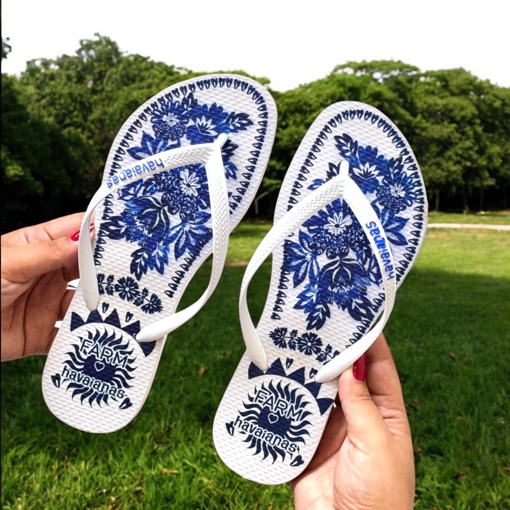 Slim Chinelo Feminino farm Dedo do 33 ao 40 Moda Verão 2025 Lançamento ...