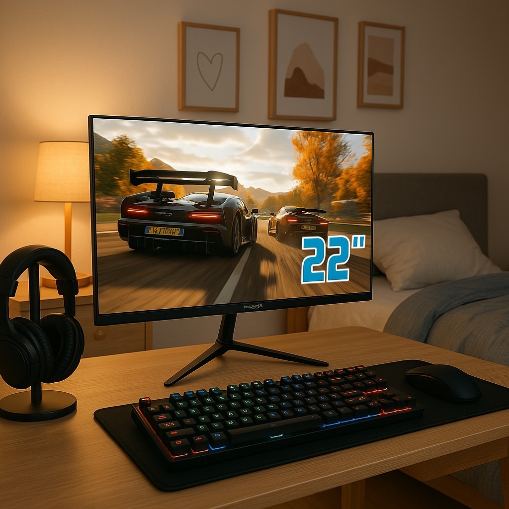 Monitor GAMER 22" Polegadas Tecnologia IPS tela slim ultra fina HDMI ...
