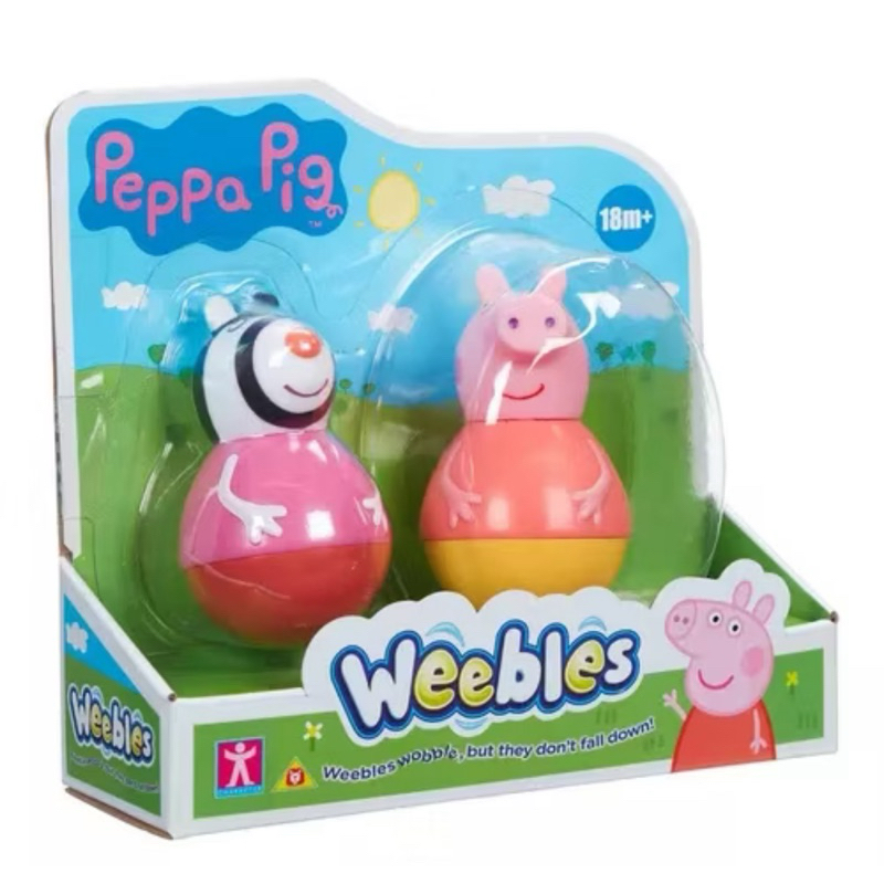 Boneco Peppa pig paço 2 Weebles de 8cm | Shopee Brasil