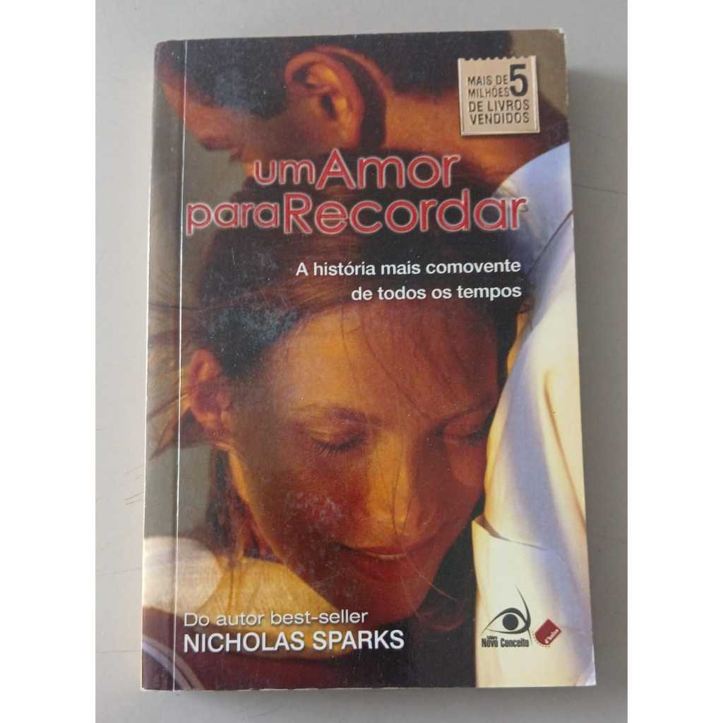 Nicholas Sparks - Um Amor Para Recordar | Shopee Brasil