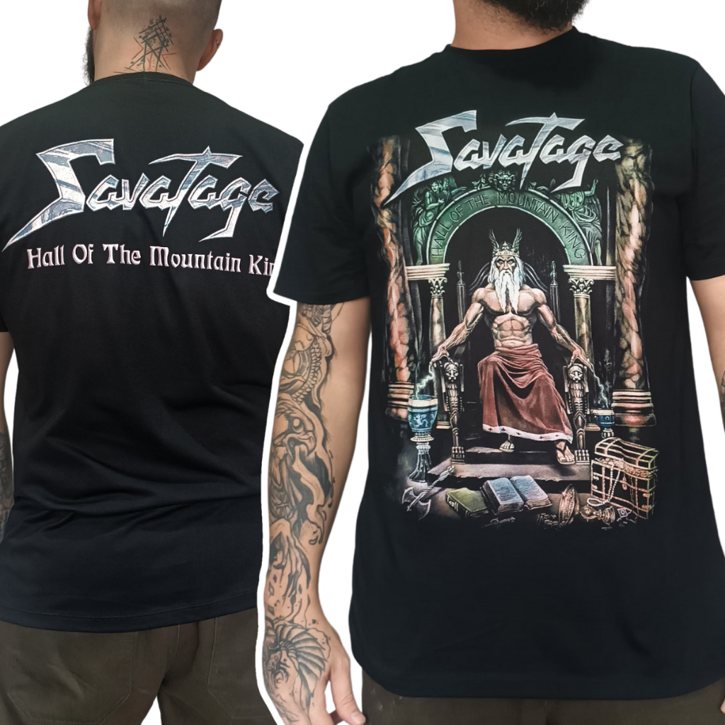 Camiseta Savatage - Hall Of The Mountain King | Shopee Brasil
