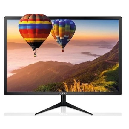 Monitor Led 20" Ultra Preto Widescreen - Hdmi/vga 75hz | Shopee Brasil