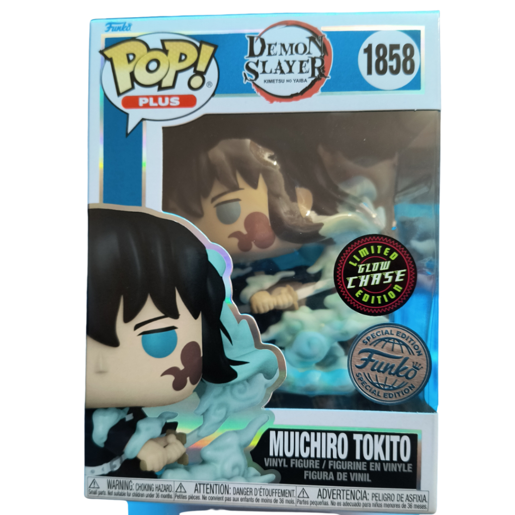Funko Pop Muichiro (Chase) Tokito 1858 Plus Exclusive Demon Slayer ...