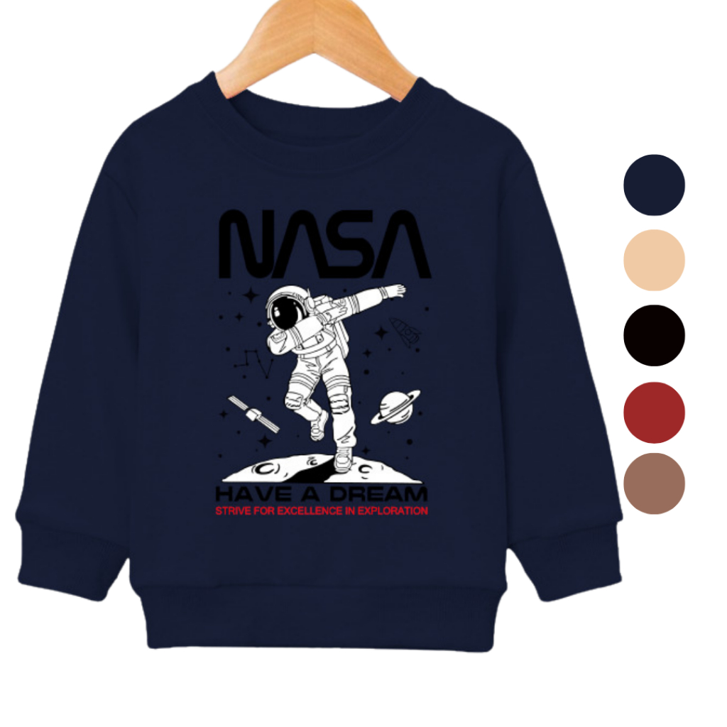 Casaco Moletom Infantil Juvenil Menino NASA Astronauta Masculino ...