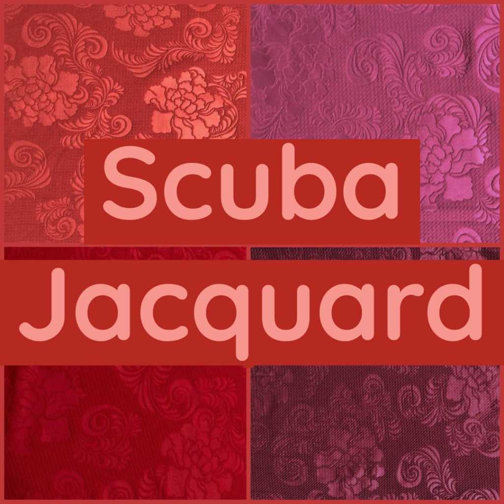 TECIDO SCUBA CREPE JACQUARD, MONTARIA JACARD (1M X 1,50M) | Shopee Brasil