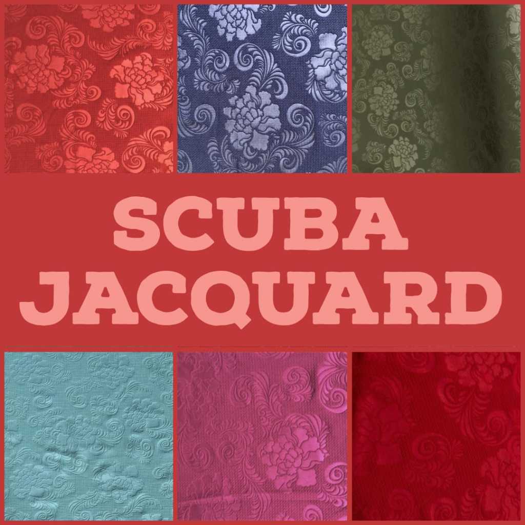 10 METROS TECIDO SCUBA CREPE JACQUARD (10M X 1,50M) | Shopee Brasil