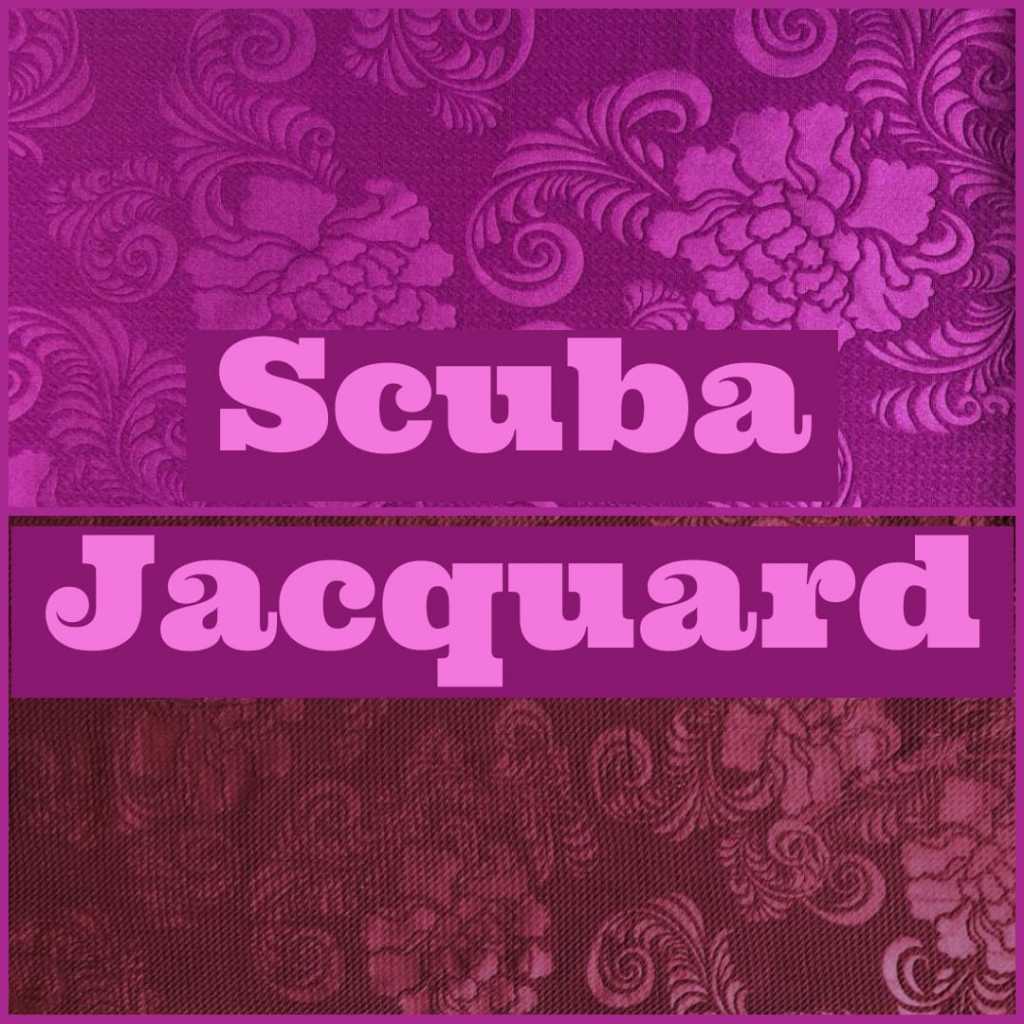 2 METROS TECIDO SCUBA CREPE JACQUARD, MONTARIA JACARD (2M X 1,50M ...