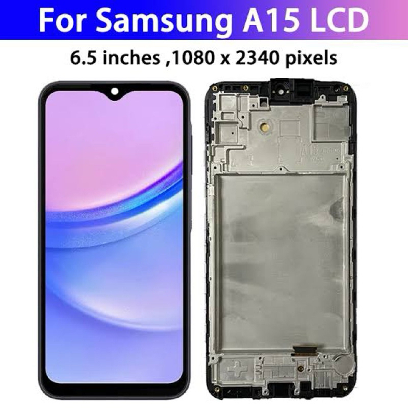 Tela Frontal Lcd Touch Display Compativel Samsung A15 5G A156B, SM-A156P ,SM-A156U C/A Oled ...