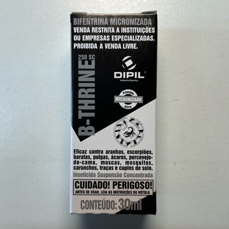 B-thrine 250sc 30ml Dipil - eficaz contra escorpião aranha pulga barata ...