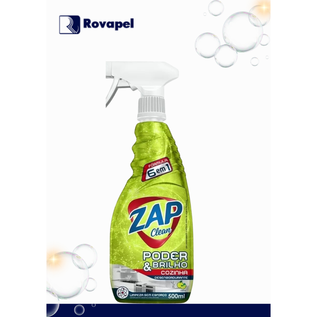 Zap Clean Limpa Cozinha – Desengordurante Potente para um Brilho ...