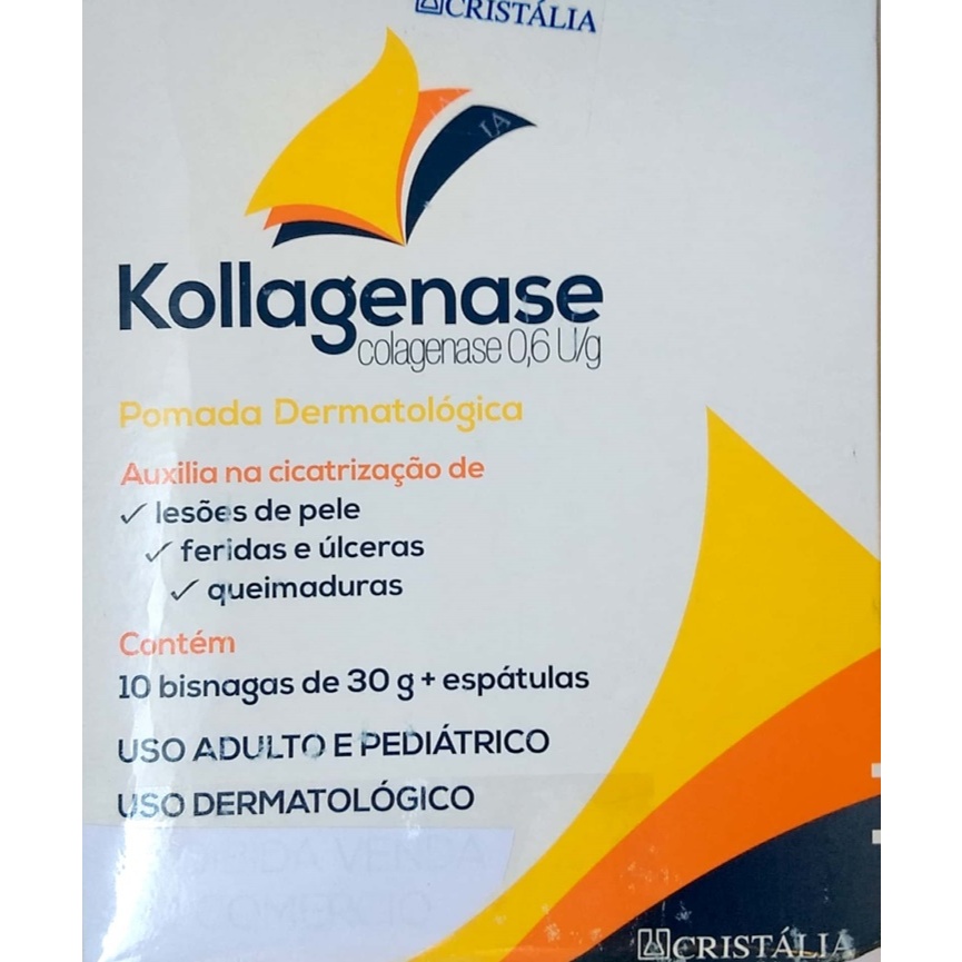 Kollagenase 5 unidades 30g | Shopee Brasil