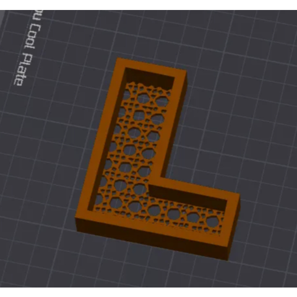 Letra L Modelo Estilo Palha 8cm de altura | Shopee Brasil