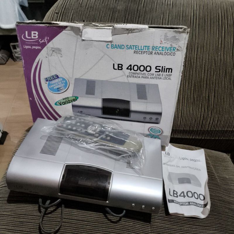 Receptor analógico novo para colecionar lb4000 slim | Shopee Brasil