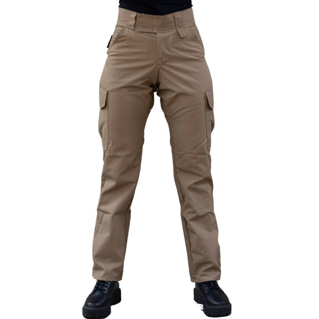 Calça Tática Feminina Ripstop Profissional Bombeiro Civil Farda ...