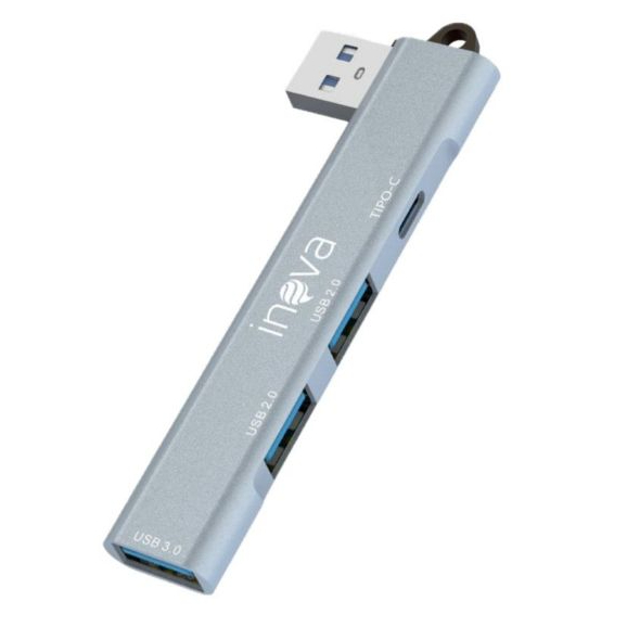 Adaptador USB Para Notebook Com 3 Saídas USB e 1 Tipo C Extensor ...