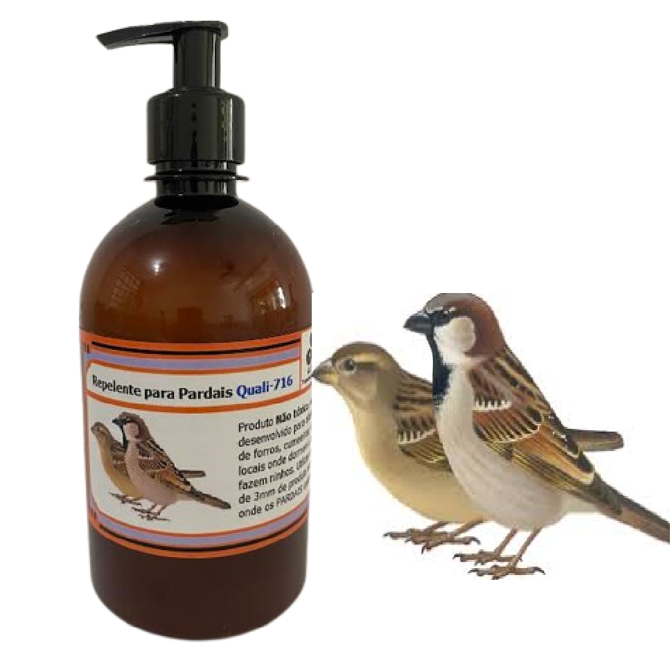 Repelente para Pardais Quali-716 500ml - Espantar pardal - Tirar pardal ...