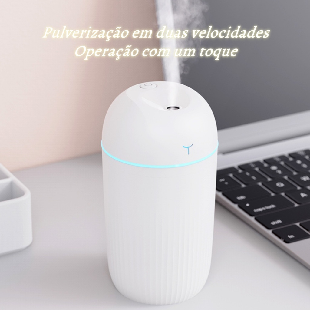 Umidificador De Ar E Difusor Aromatizador De Ambiente Escritório 220ml 420ml Purificador De Ar ...