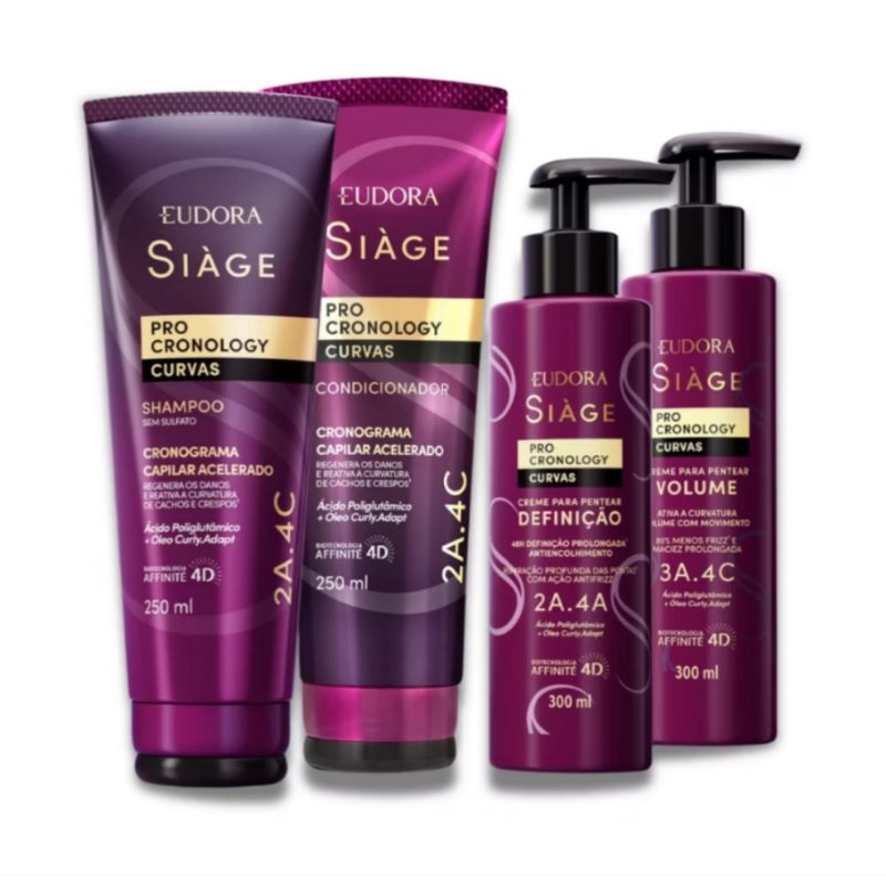 EUDORA SIAGE PRO CRONOLÓG CACHOS E ONDULADOS PARA CABELOS CRESPOS,EM ...
