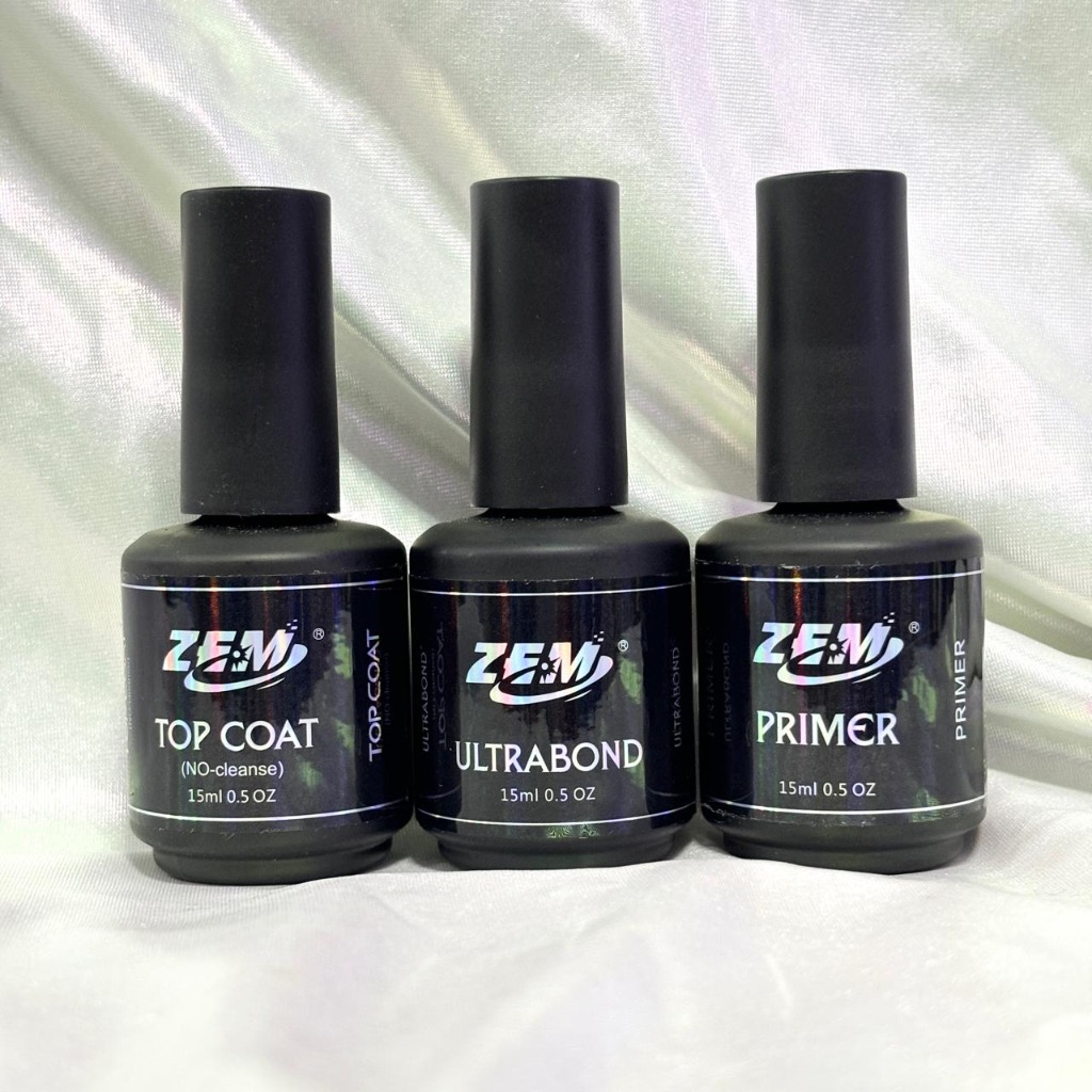 Kit c/3 Preparadores da ZEM De Unha Em Gel Alta Qualidade Primer ...
