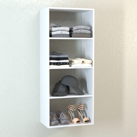 Closet Suspenso De Parede Cabideiro Arara Aberto REF 71A | Shopee Brasil