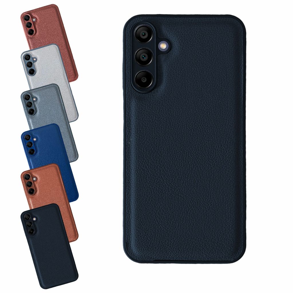Capa Capinha Couro Premium + Pelicula Para Galaxy A55 A55 5G | Shopee ...