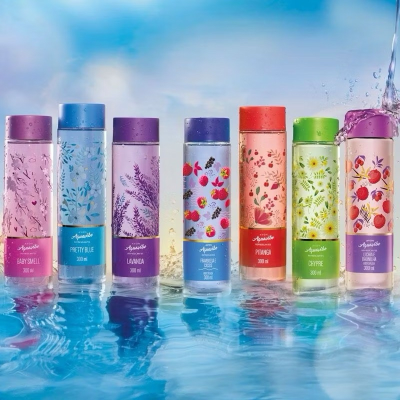 Aquavibe Avon Refrescante Framboesa Pitanga Pretty Blue Baby Smell ...