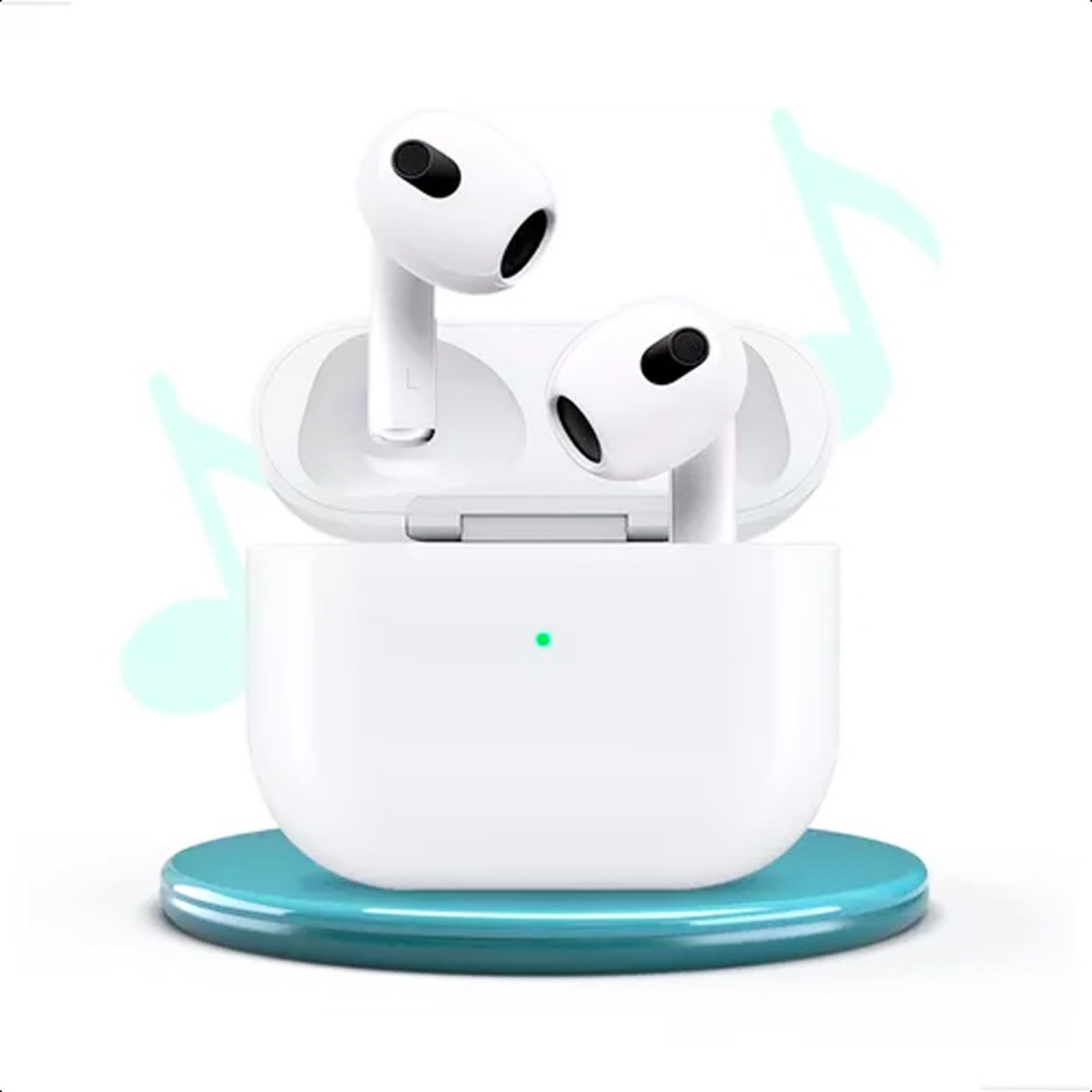 Fone Sem Fio Compatível iPhone AirPods (3° Geração) | Shopee Brasil