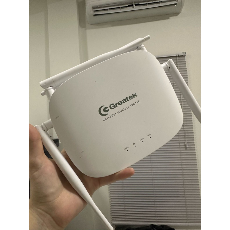 Roteador Greatek 4 antenas Gigabit DualBand GWR1200AC com fonte usado ...