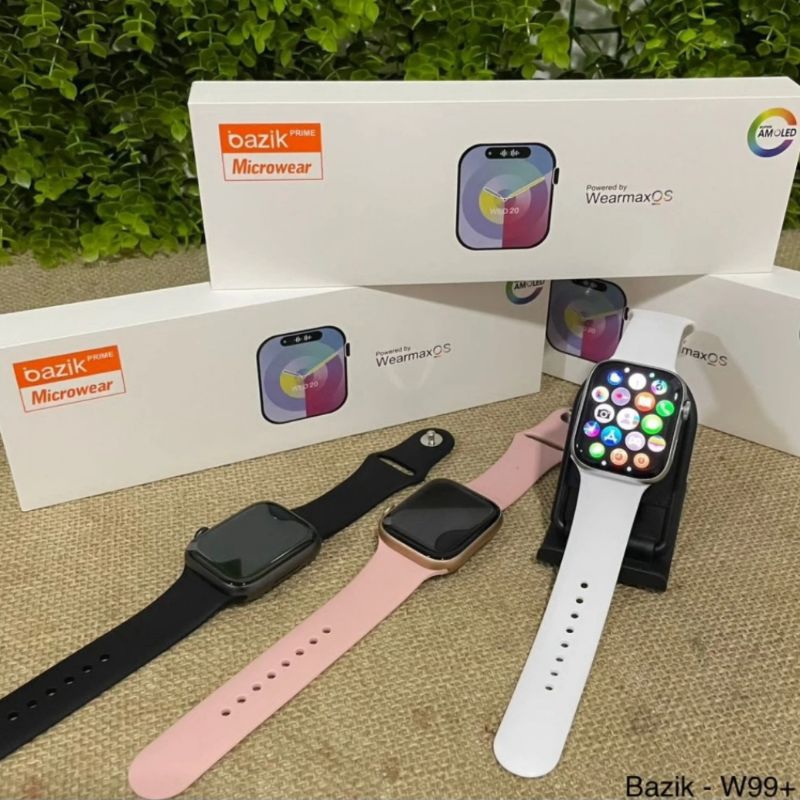 relógio smartwatch W99+ plus série 10 amoled chat GPT 4GB 45 MM ...