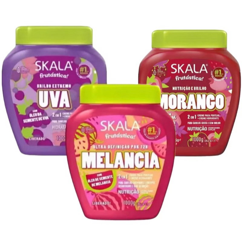Kit Creme Skala Frutástica 1kg | Shopee Brasil