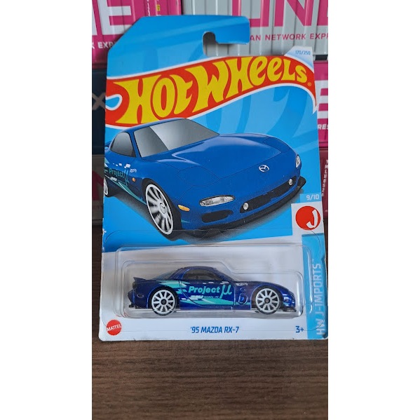 Hot Wheels '95 Mazda Rx-7 - Project U Azul | Shopee Brasil