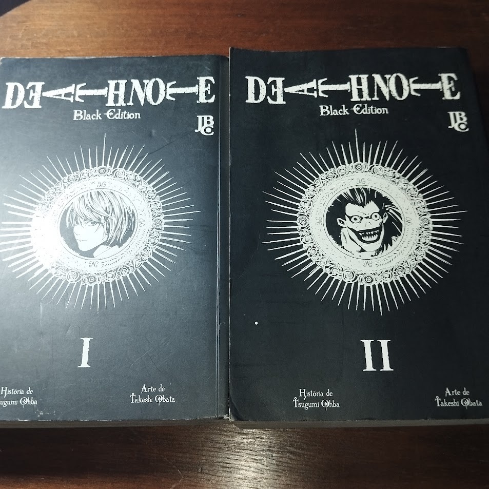 Mangás Death Note Black Edition volumes 1 e 2 - JBC | Shopee Brasil