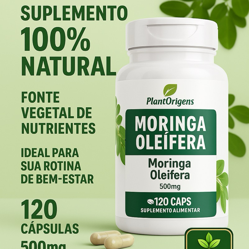 Moringa Oleifera 500mg 120 cápsulas | Suplemento Natural – Viva Boz ...