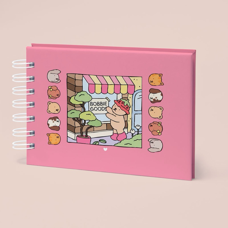 Livro de Colorir Bobbie Goods Folha grossa 50 folhas Livro de Colorir ...