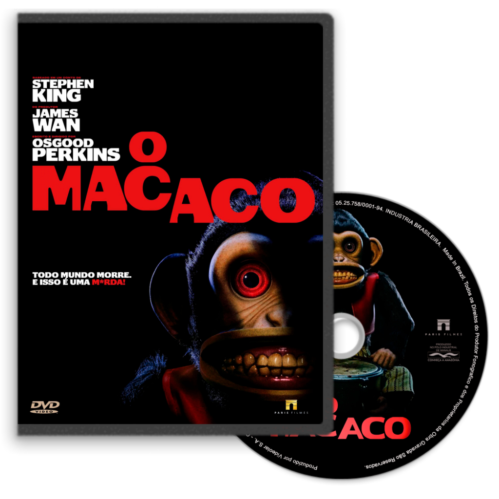 DVD - O Macaco (2025) (DUBLADO e LEGENDADO) (Baseado em uma obra Stephen King) | Shopee Brasil