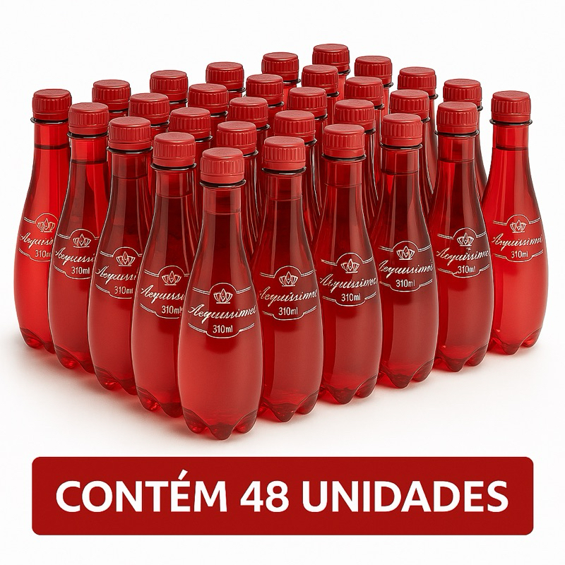 Água com gás ph alto 6,5 acquissima 310ml - pack 48 unidades garrafa ...