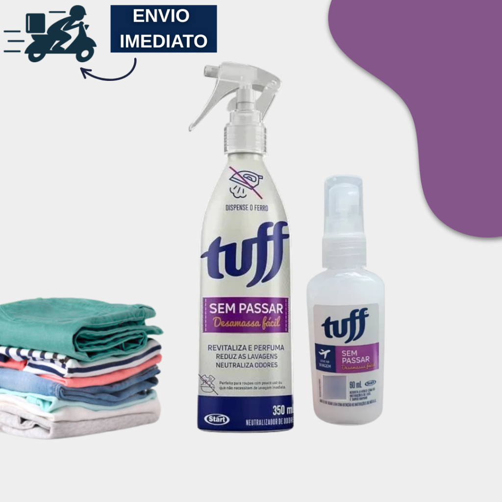 Tuff Spray 350 Sem Passar Desamassa Fácil Neutralizador de Odores ...